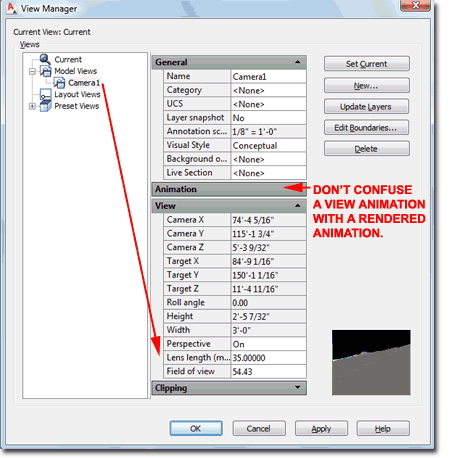 Creating Rendered Animations in AutoCAD Architecture
